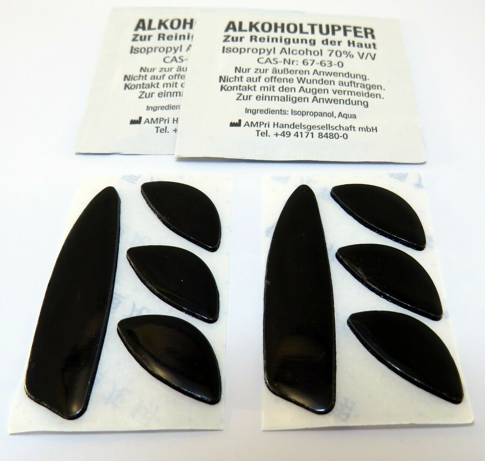 2x Logitech MX Revolution Maus-Gleiter, Gleitpad, Ersatz-Füße, Mouse F